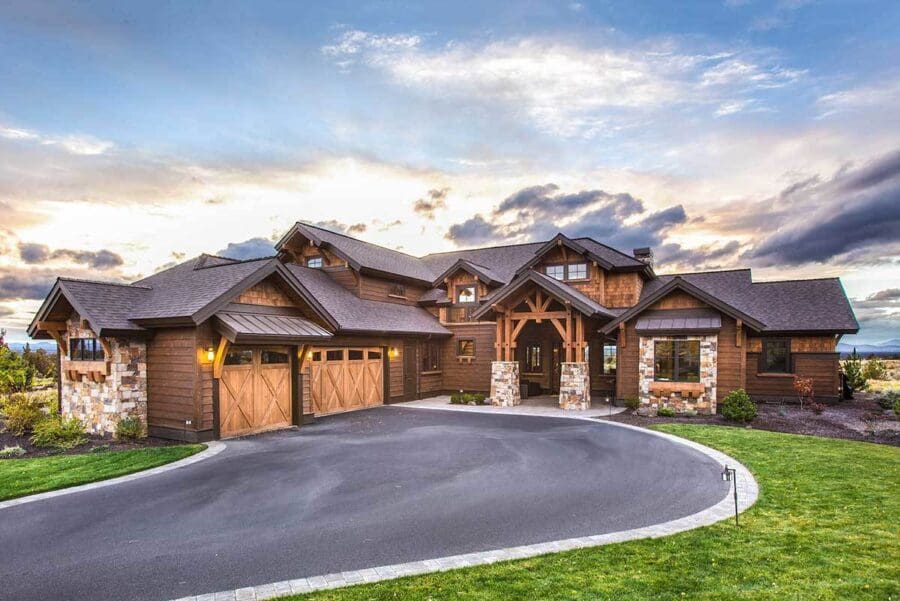 New American Ranch 4-Bedroom 1-Story Home With Private Media Room ...