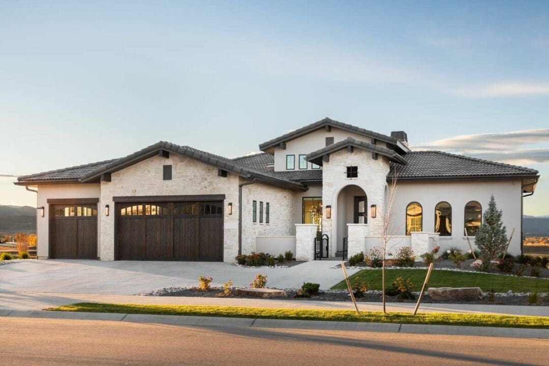 4-Bedroom Single-Story Contemporary Tuscan-Inspired Home with Lower ...