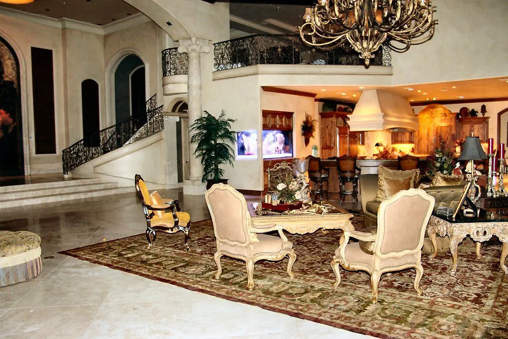 6-Bedroom Two-Story European Manor with Private Balconies for All ...