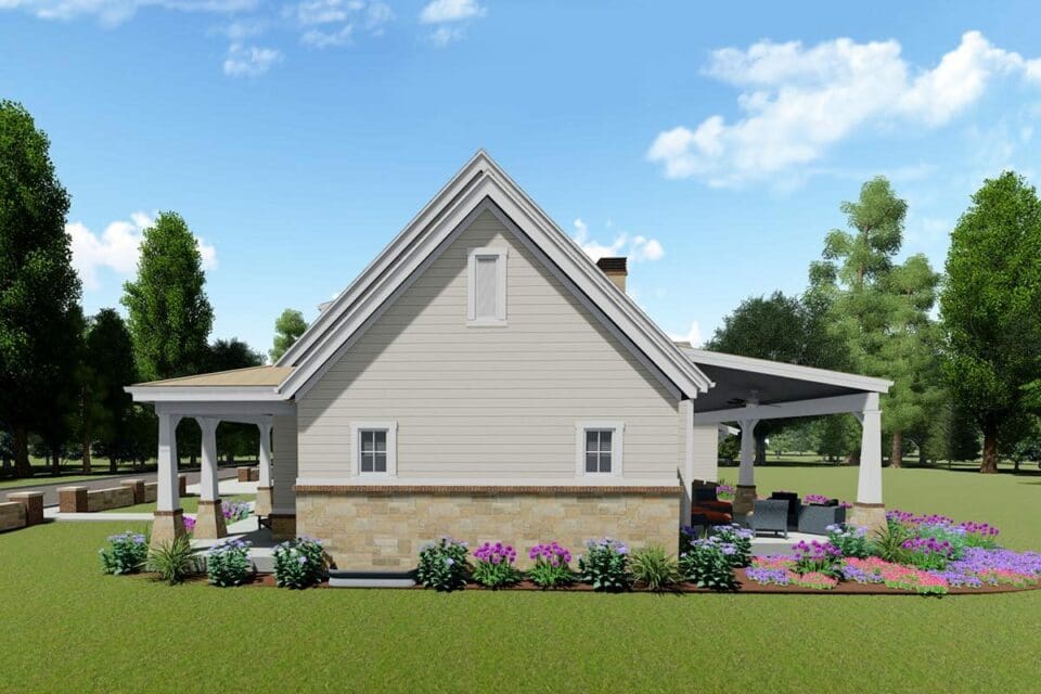 6-Bedroom 1-Story Rustic Farmhouse with Optional Finished Lower Level ...