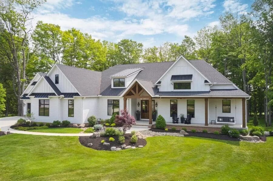 4-Bedroom 1-Story New American House with Optional Lower Level (Floor Plan)