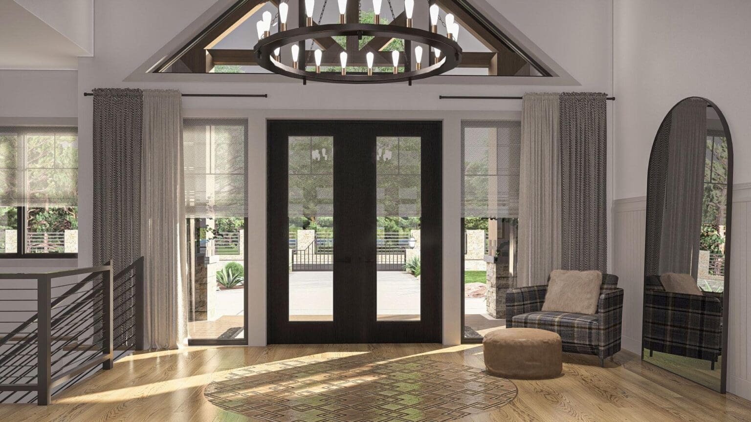 5-Bedroom 1-Story Craftsman Ranch with Optional Lower Level and Front ...